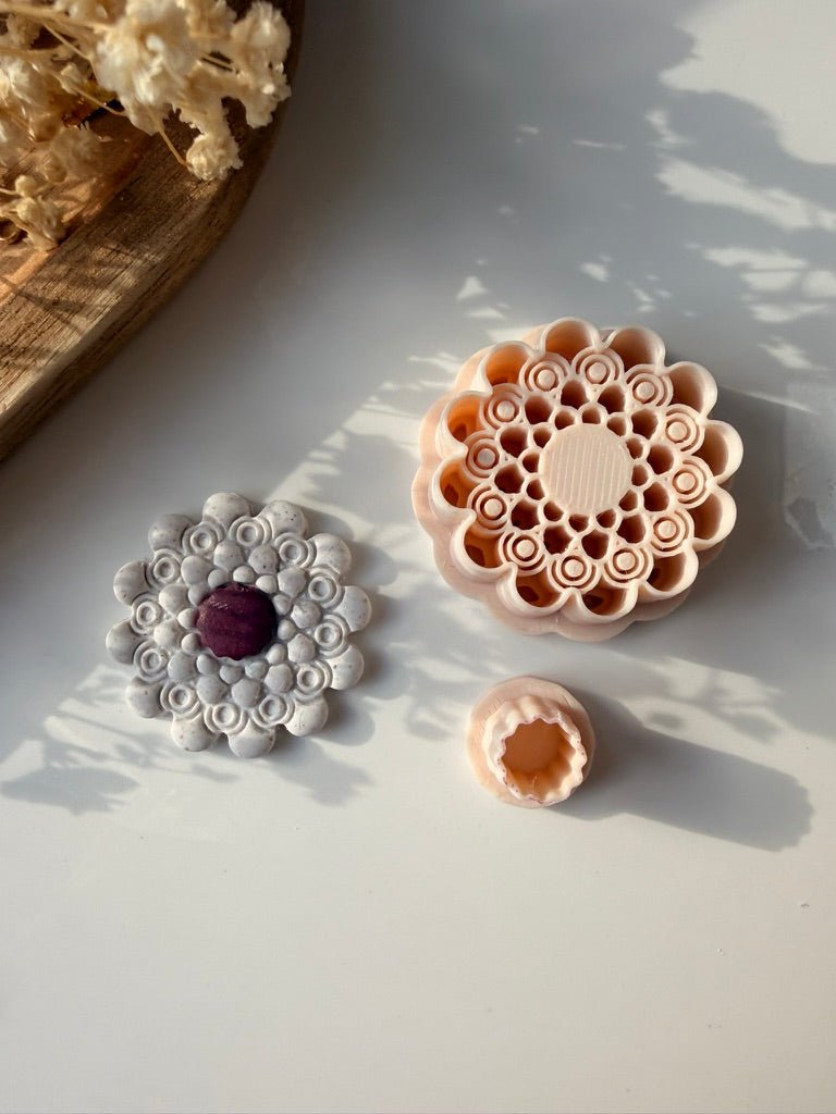 Mandala Cutter Set – Gold Mica Inlay Design | S.I. Originals